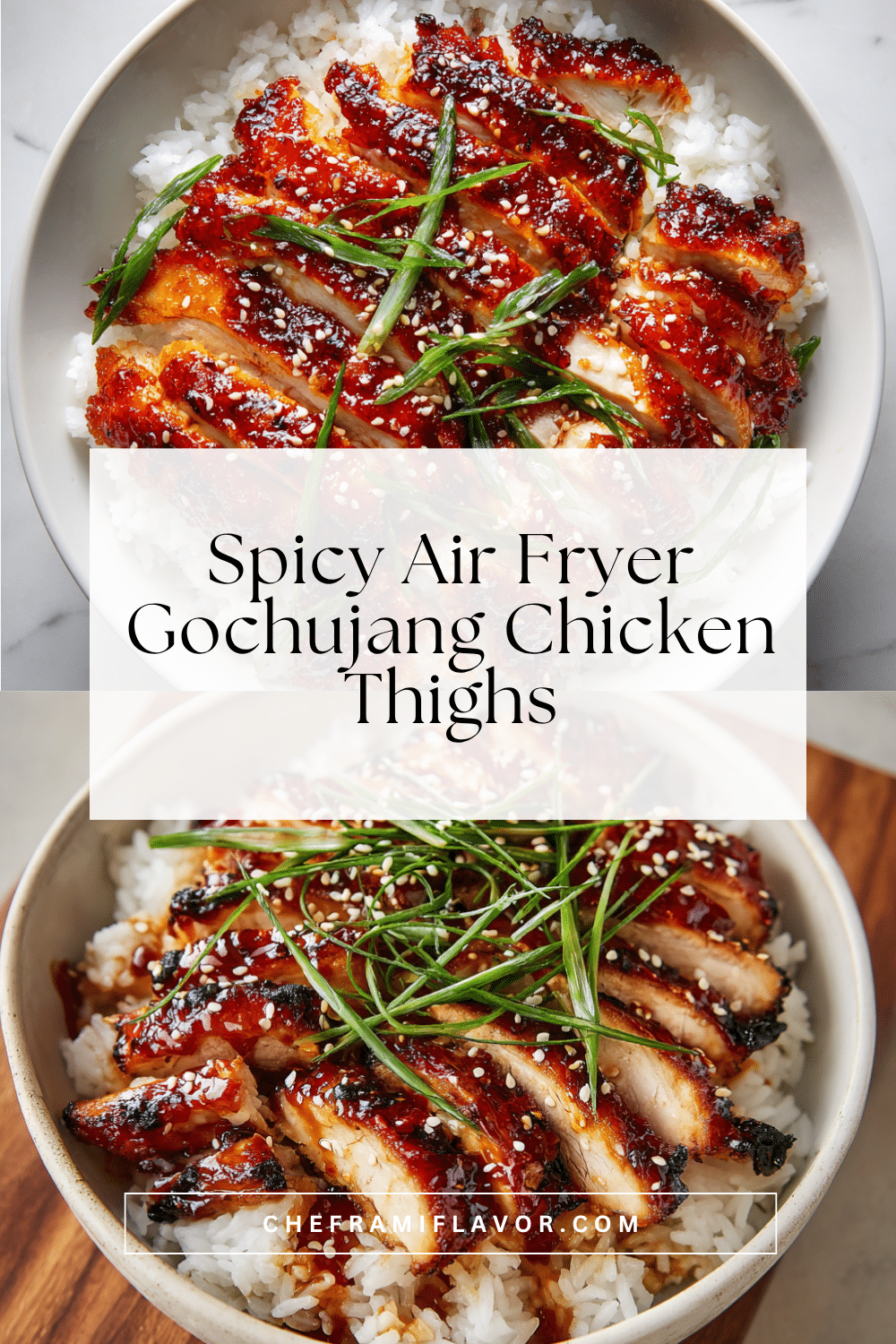Air Fryer Gochujang Chicken Thighs - Bold & Spicy Korean Recipe